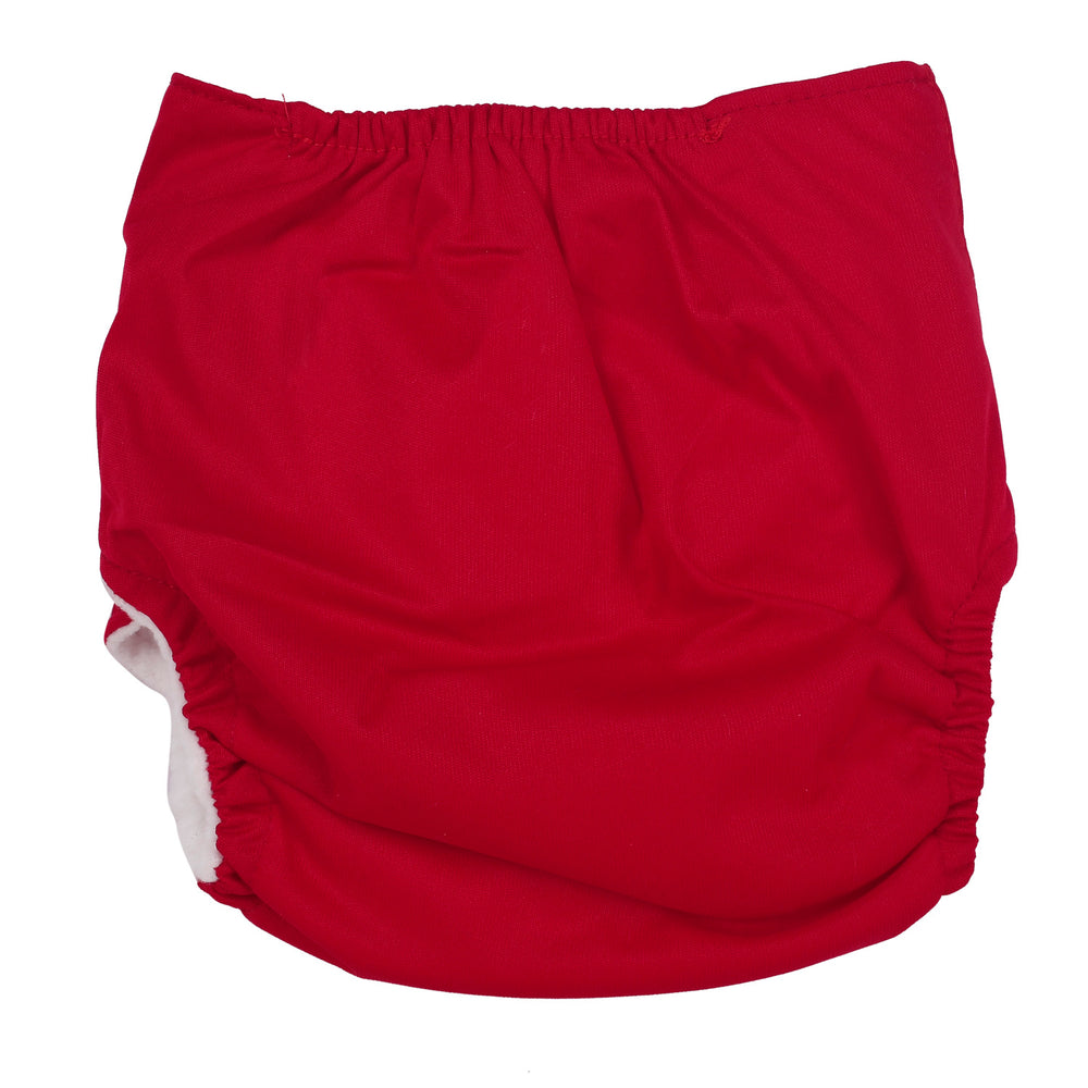 Plain Red Reusable Diaper